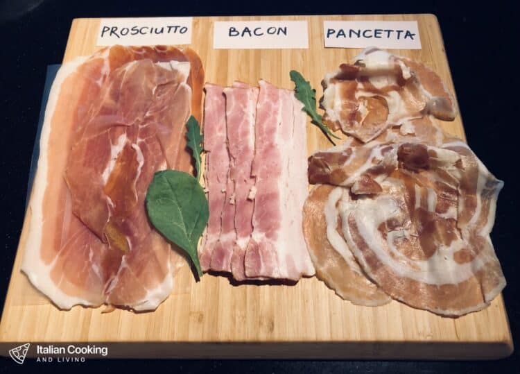 Pancetta vs. Bacon vs. Prosciutto: Differences, Culinary Uses, Pairings