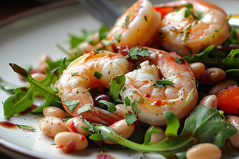 Insalata Italiana with Shrimps